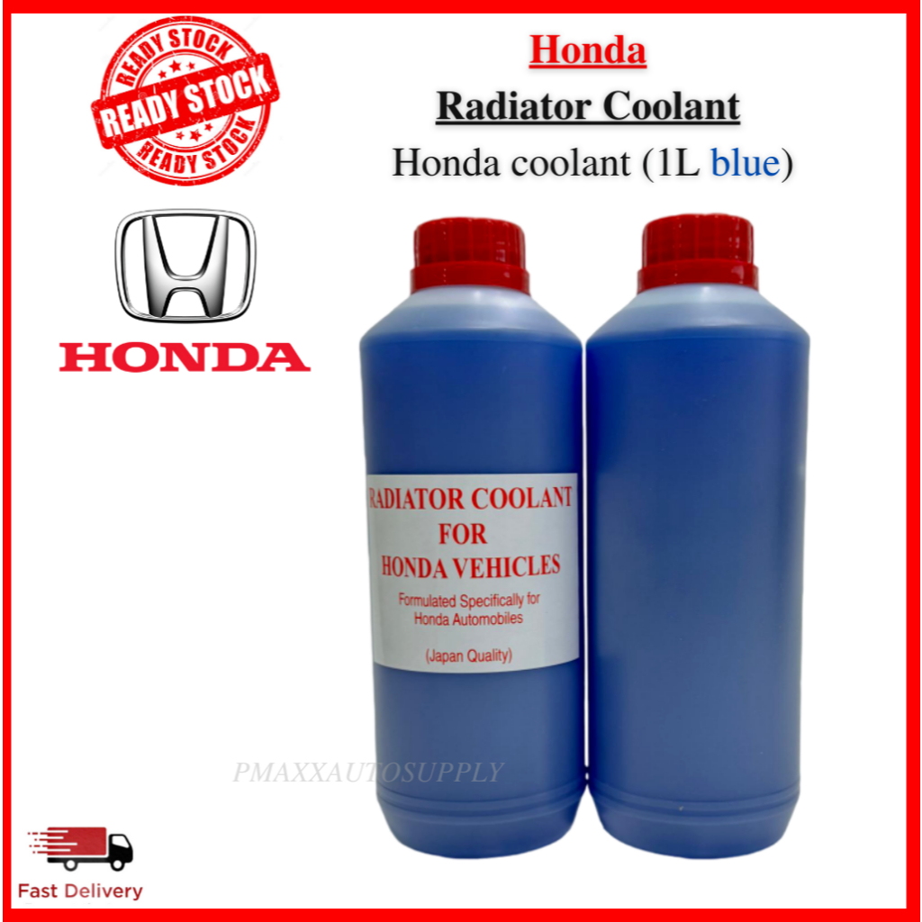 BLUE RADIATOR COOLANT FOR HONDA VEHICLES(100% Japan Quality) (1L ...