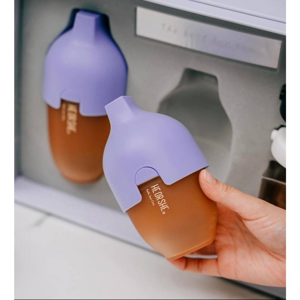 HE OR SHE - ULTRA WIDE NECK FEEDING BOTTLE GIFT SET [LIMITED EDITION ...