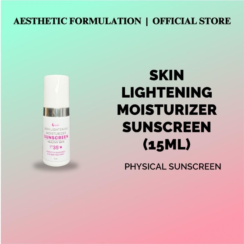 AESTHETIC Skin Lightening Moisturizer Sunscreen SPF35+ PA+++ (15ml ...
