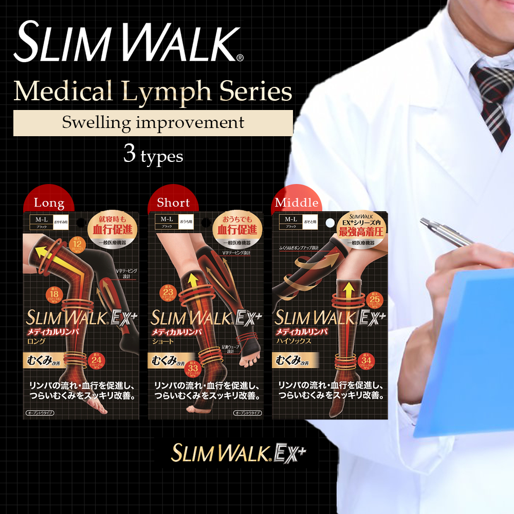 Japan Slim Walk Socks Medical Lymph Beautiful Legs Slimming Swelling ...