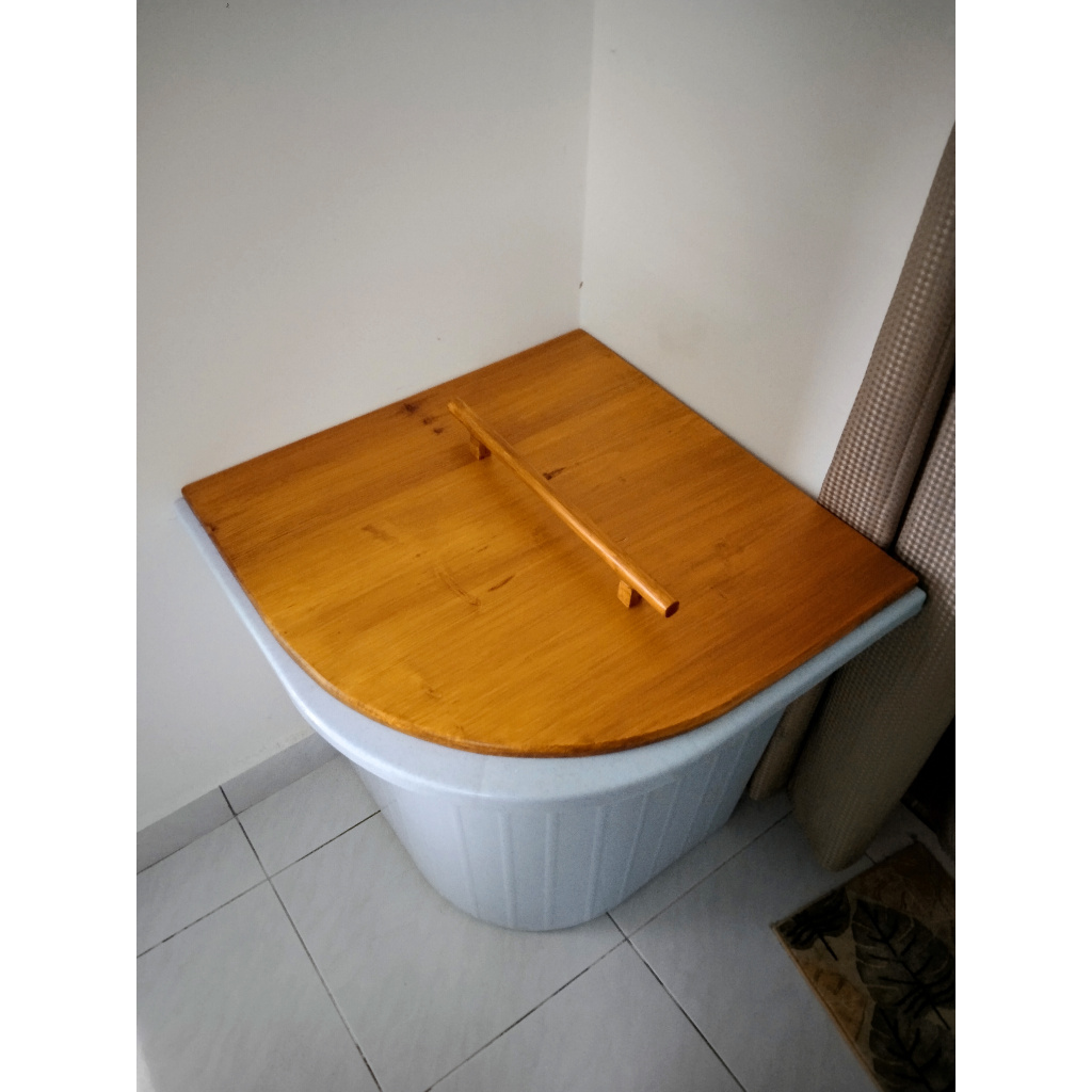 Penutup Kolah Air / Water Tub Cover Waterproof Solidwood Pine (Custom ...