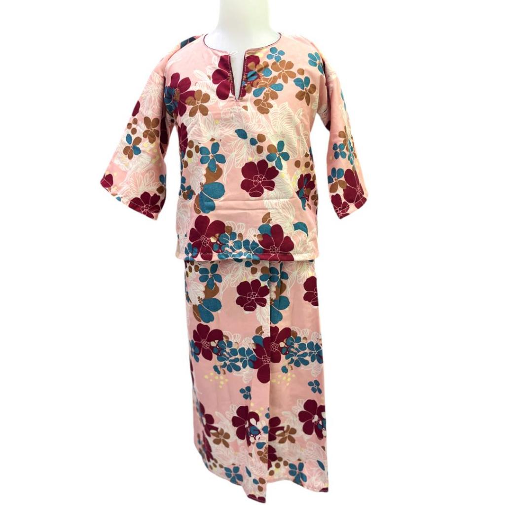 Yasna Baju Kurung Kedah Cotton Pelbagai Design Untuk Kanak-Kanak Perempuan Girls | Shopee Malaysia