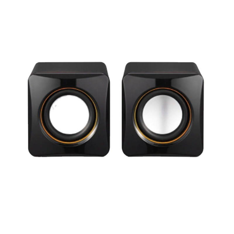square mini speaker for laptop desktop usb + aux port | Shopee Malaysia