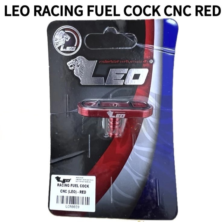 LEO RACING FUEL COCK CNC RED | Shopee Malaysia