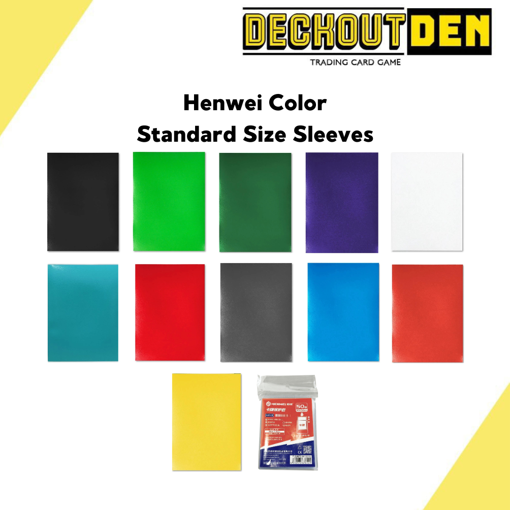 HENWEI Matte Sleeves Single & Double Layer 50 pcs Card Sleeves ...