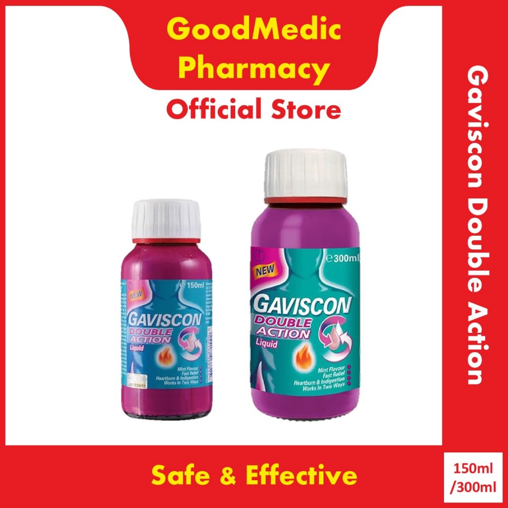 Gaviscon Double Action Liquid Bottle (150ml/300ml) | Shopee Malaysia