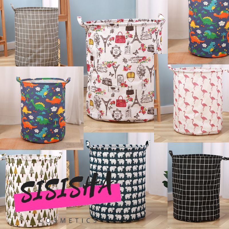 Dirty Clothes Laundry Basket Home Storage (Big Size 60L) Pakaian Baju ...