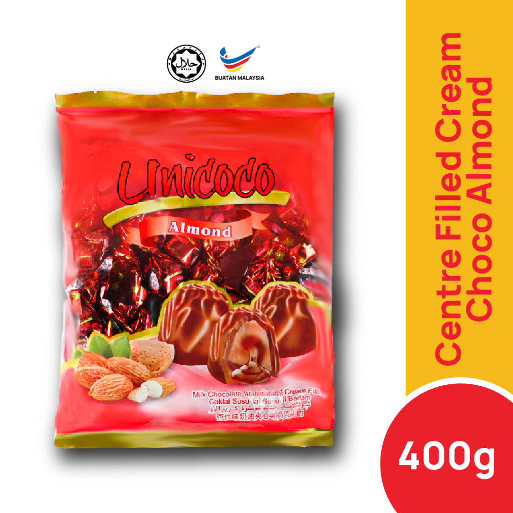 Unicoco Cream Chocolate Almond 400g | Shopee Malaysia