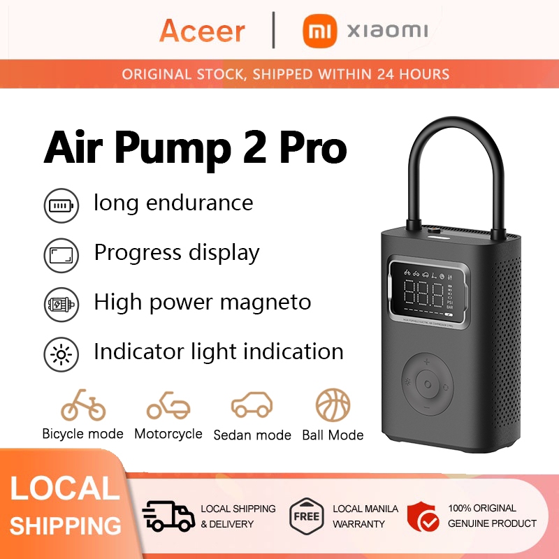 Xiaomi Electric Air Pump 2 Pro Portable Inflator High power magneto ...