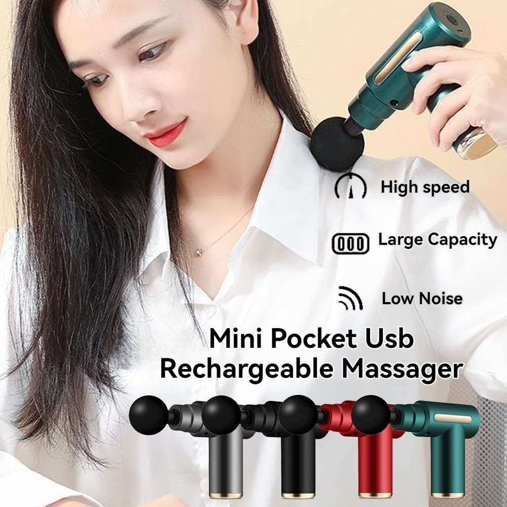 Fascia Gun Muscle Relaxation Massager Smart Mini Vibration Shock Gun ...
