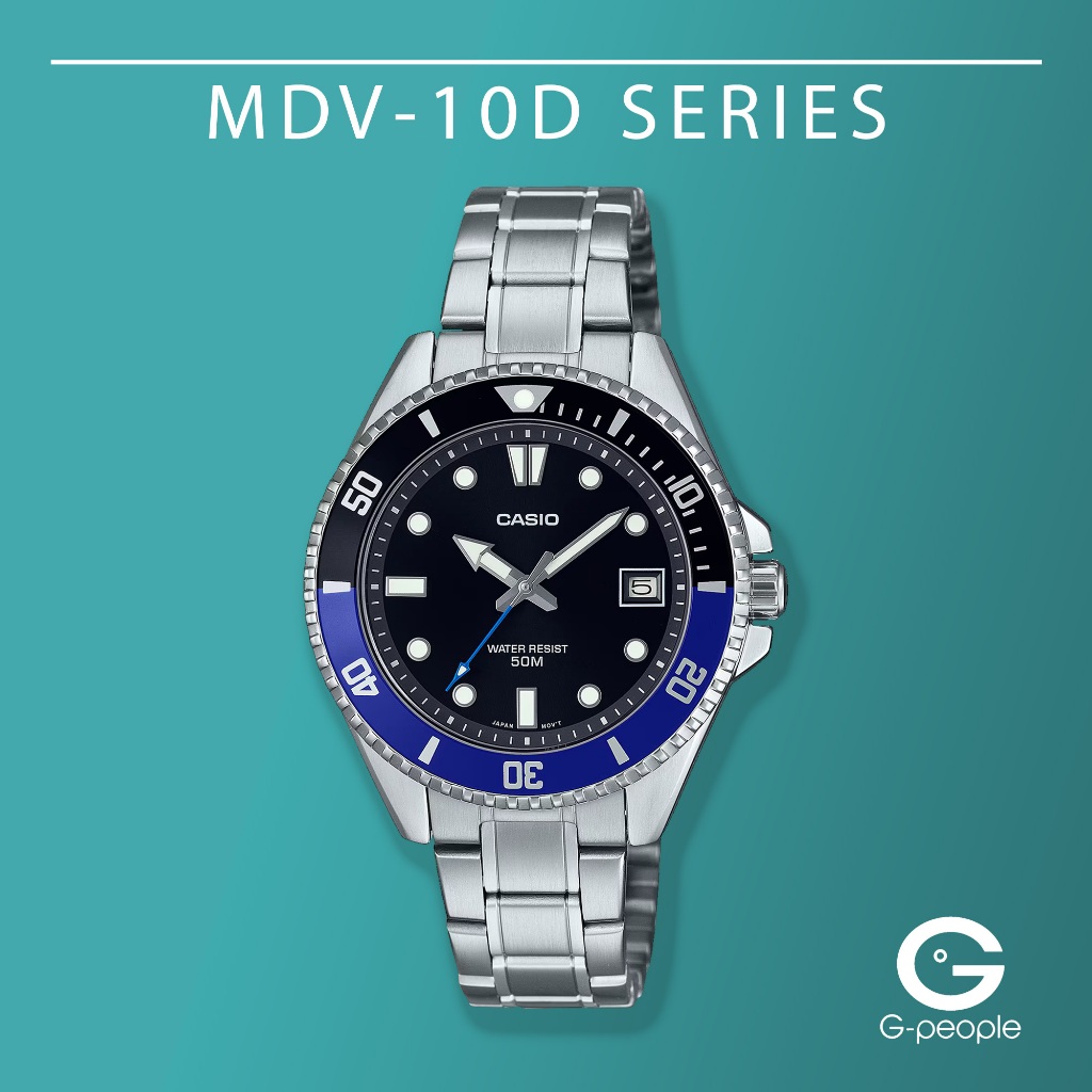 CASIO MDV-10D-1A2V / MDV-10D-1A2 / MDV-10D ANALOG WATCH 100% ORIGINAL | Shopee Malaysia