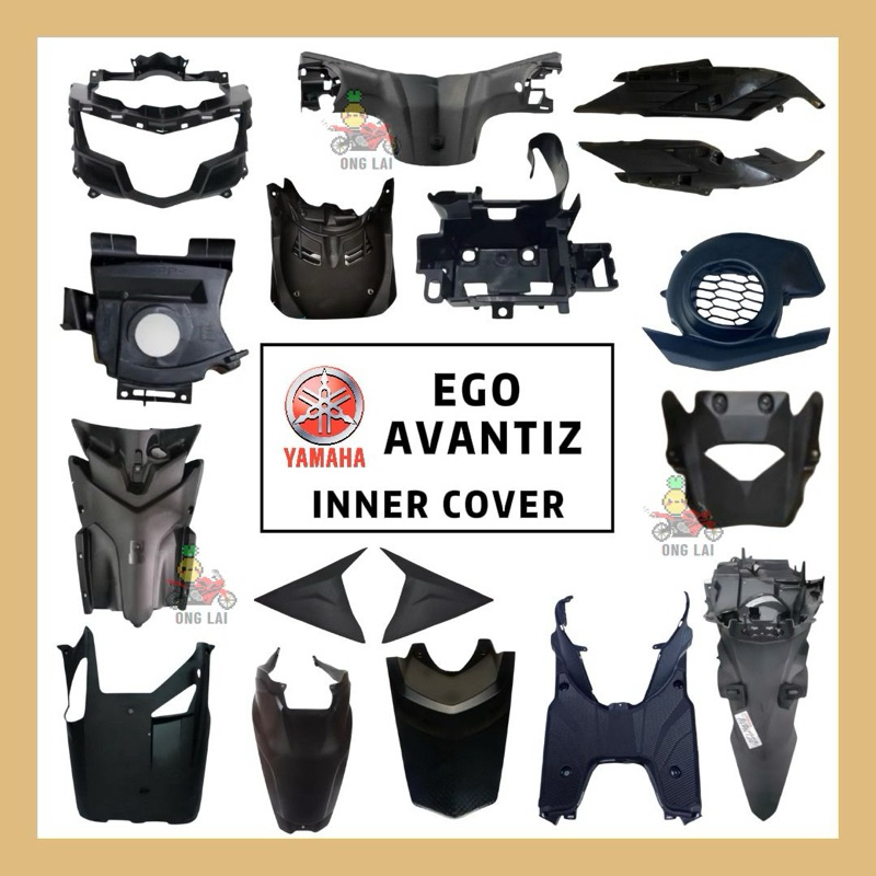 YAMAHA EGO AVANTIZ ORIGINAL INNER COVER HANDLE METER COVER HORN INNER ...