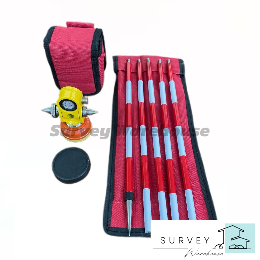 5 Pole Adjustable Mini Prism /Survey Mini Prism Set /Mini Prism Kit ...