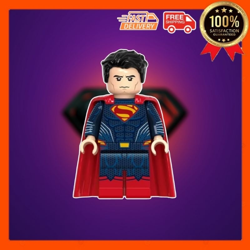 superhero city superman minifigures lego block assembly dc marvel ...