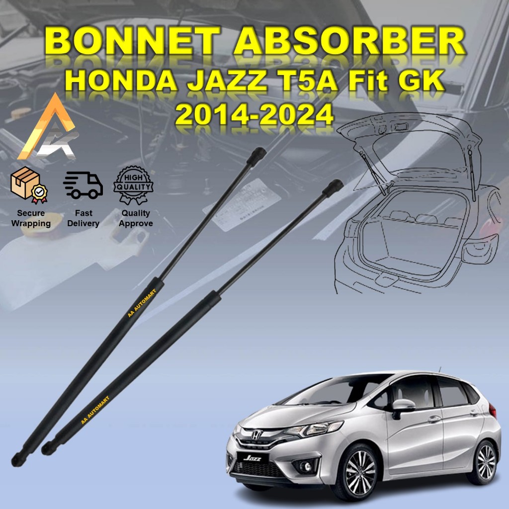 Honda Jazz T5A Fit GK 2014-2020 Rear Bonnet Absorber Boot Damper Rear ...
