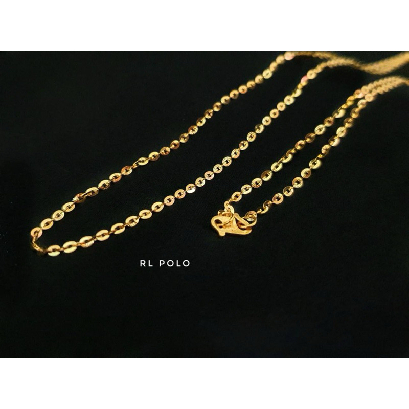 🔥🔥Emas 916/916 Gold - Rantai Leher Polo🔥🔥 | Shopee Malaysia