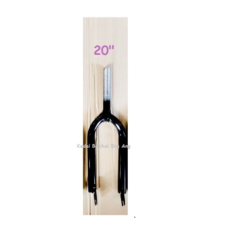 Fork biasa, Double Chrome untuk basikal size 20" thread lebih panjang ...