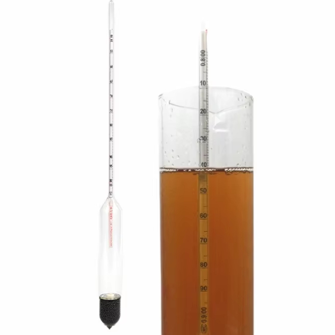 0.65-0.75 Petroleum Density Meter Diesel Hydrometer Glass Float Gauge ...
