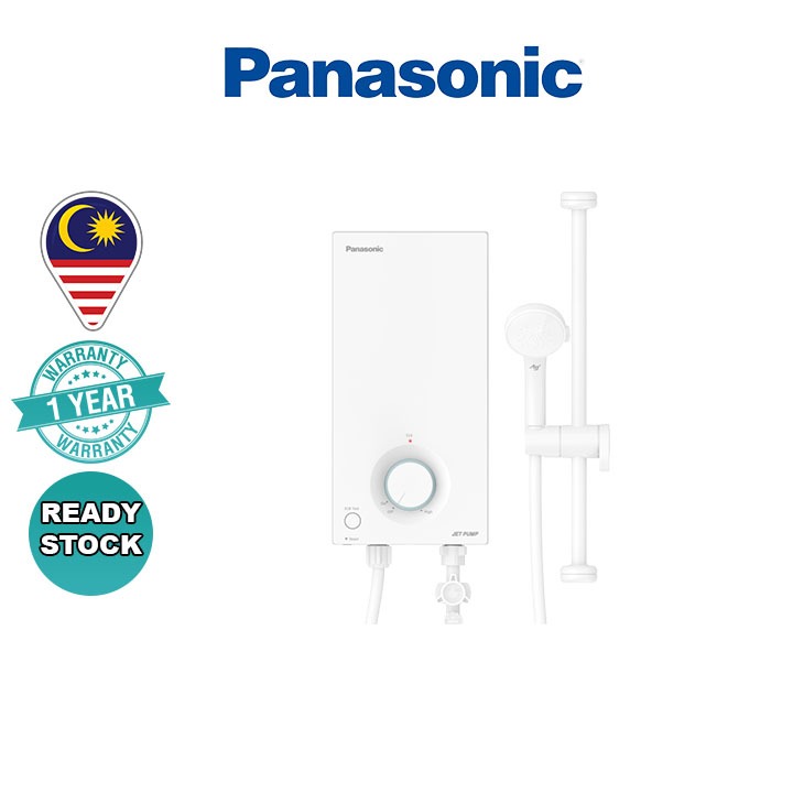 Panasonic V Series Jet Pump Water Heater DH-3VP1MW Home Shower Pemanas ...