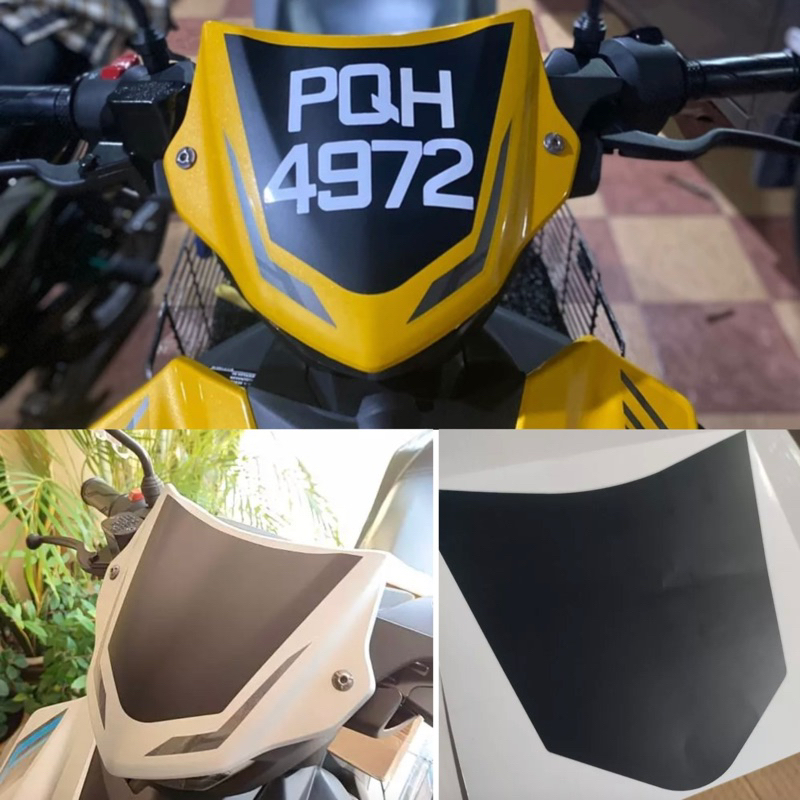 Y16ZR Y16 Magat Mudguard Sticker Cowling Visor | Shopee Malaysia