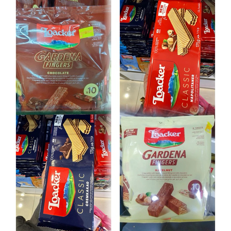 Coklat Langkawi Loacker Wafer Gardena Fingers/Classic Chocolate ...