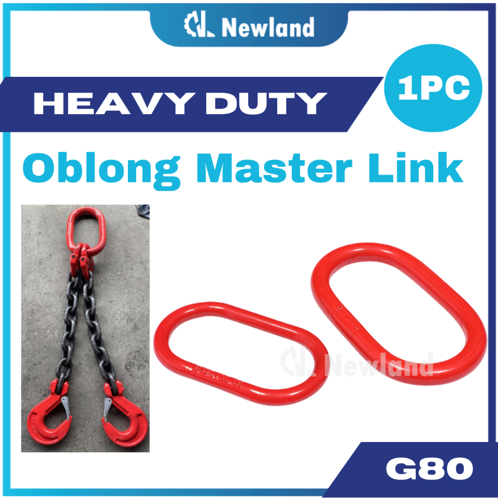 Masterlink Oblong / Ring Lifting / Chain Link - G80 Heavy Duty | Shopee ...