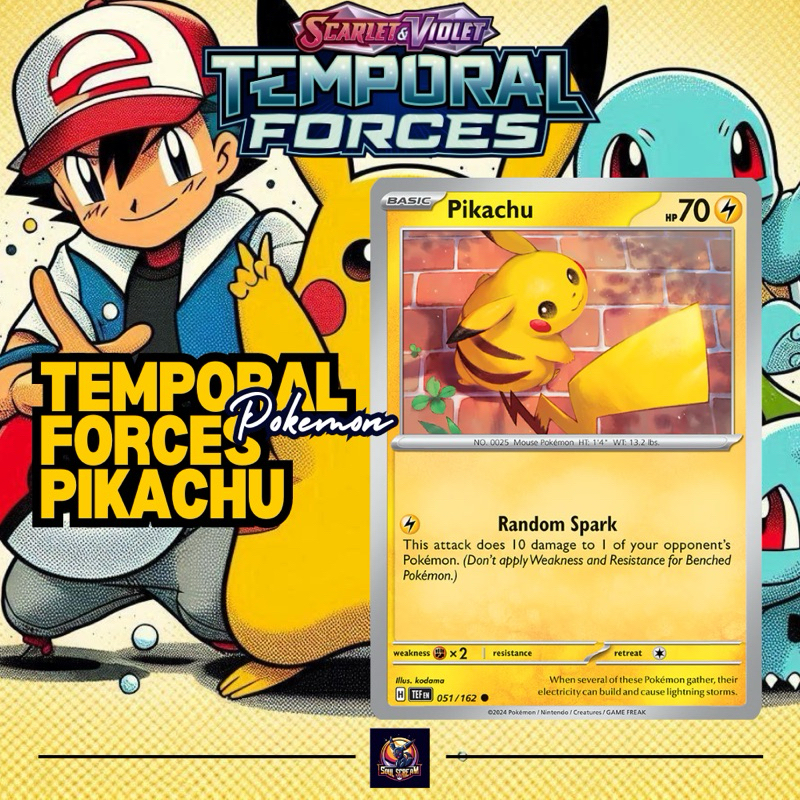 Pokemon TCG Pikachu Temporal Forces | Shopee Malaysia