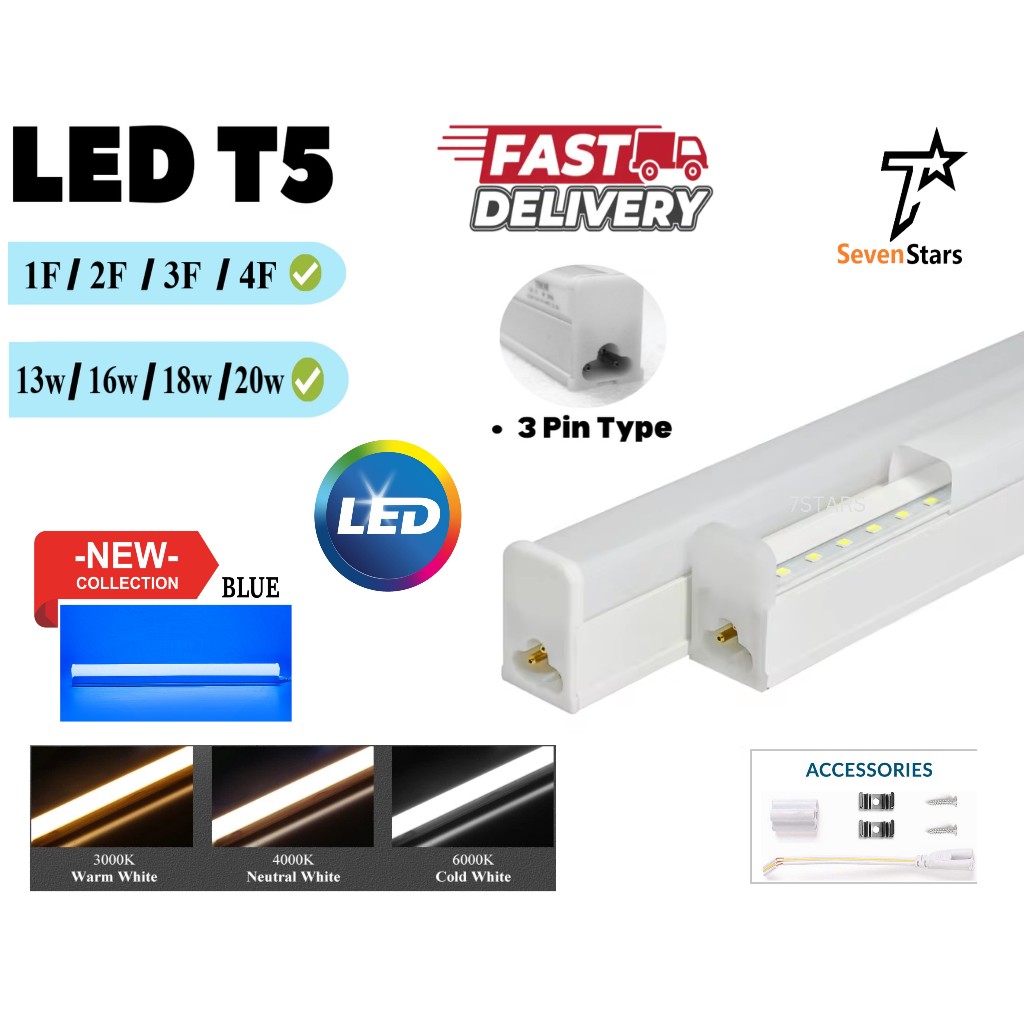 LED T5 High Grade Tube Light Drop Curve Light Ceiling Light Lampu Plaster Siling Mentol T5 [1 ...