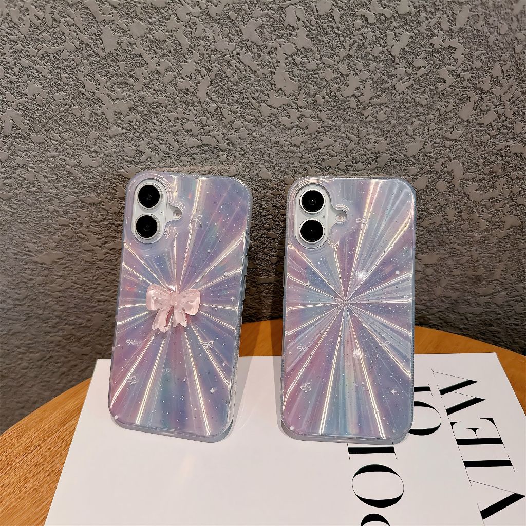 Aurora Dreamy Butterfly Crust Radium color for iphone 16 15 14 13 12 11 ...