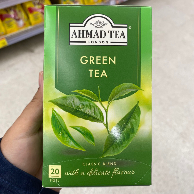 Ahmad tea Green tea Teh hijau 20s/100s Ready Stock Halal | Shopee Malaysia