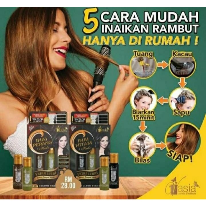 VASIA INAI HITAM PERANG KRIM PEWARNA BERINAI ORIGINAL HQ | Shopee Malaysia