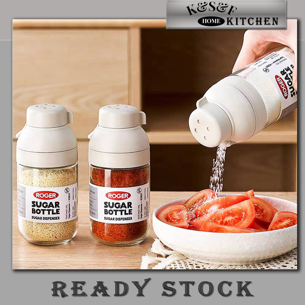 250ml Quantitative Salt Shaker Dispenser Seasoning Salt Bottle With ...