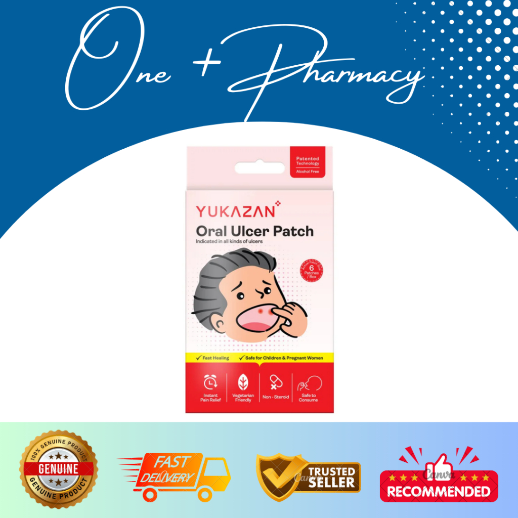 Yukazan Oral Ulcer Patch 6's | Shopee Malaysia