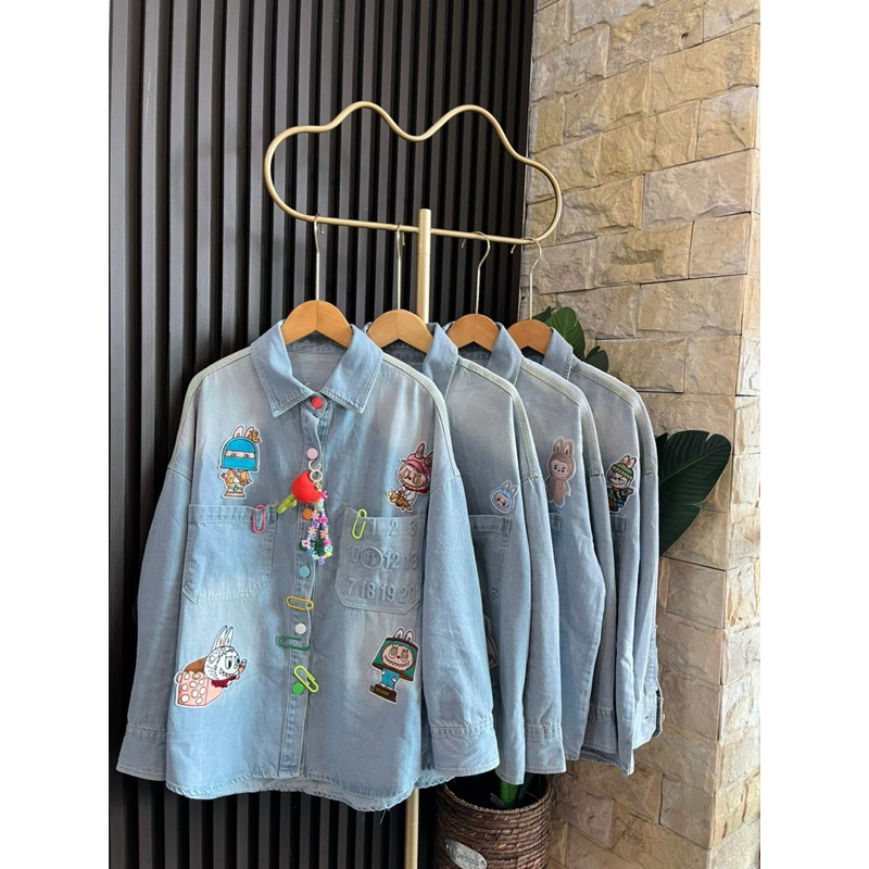 LABUBU JEANS WOMEN FREESIZE | Shopee Malaysia