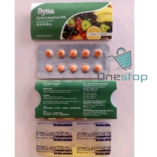 DYNA Laxative pill/ 润肠丸/ Untuk melegakan sembelit (1 Blister x10 ...