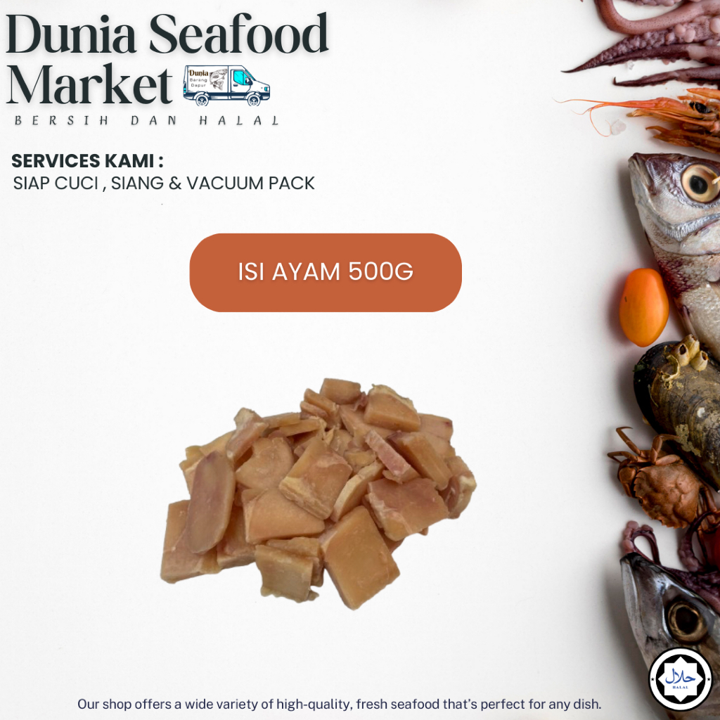 [FRESH] ISI AYAM 500G {DELIVERY SELURUH SEMENANJUNG} | Shopee Malaysia