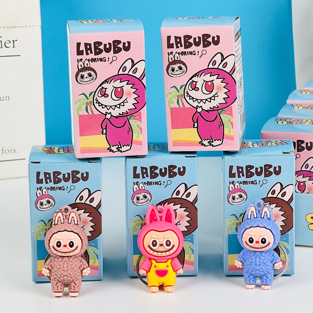 1pc Sanrio Labubu Strawberry Blind Box Doll Cute cartoon keychain ...