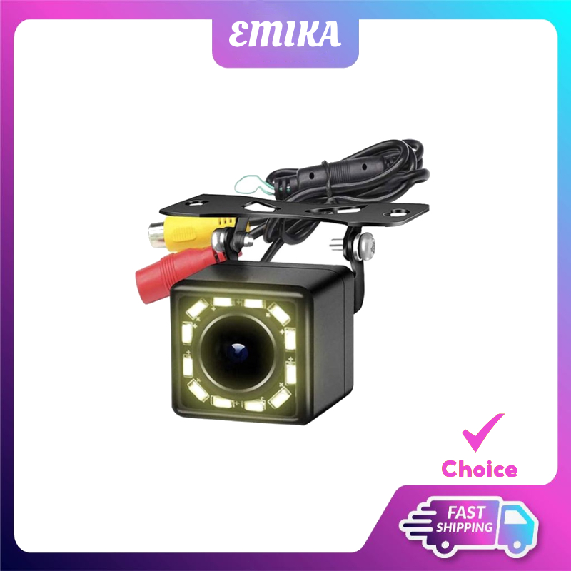Emika Choice Car Reverse Camera 12 LED HD Waterproof Night Vision Backup Cameras Parking System ...