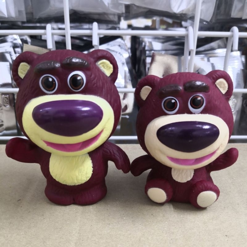 [Ready stock] Lotso toy cake topper (plastic) | Shopee Malaysia