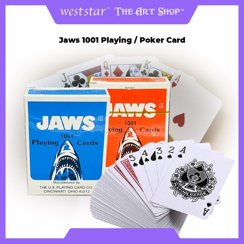 [WESTSTAR] Jaws Playing Card / Jaws Poker Card / JAWS Card / Playing ...