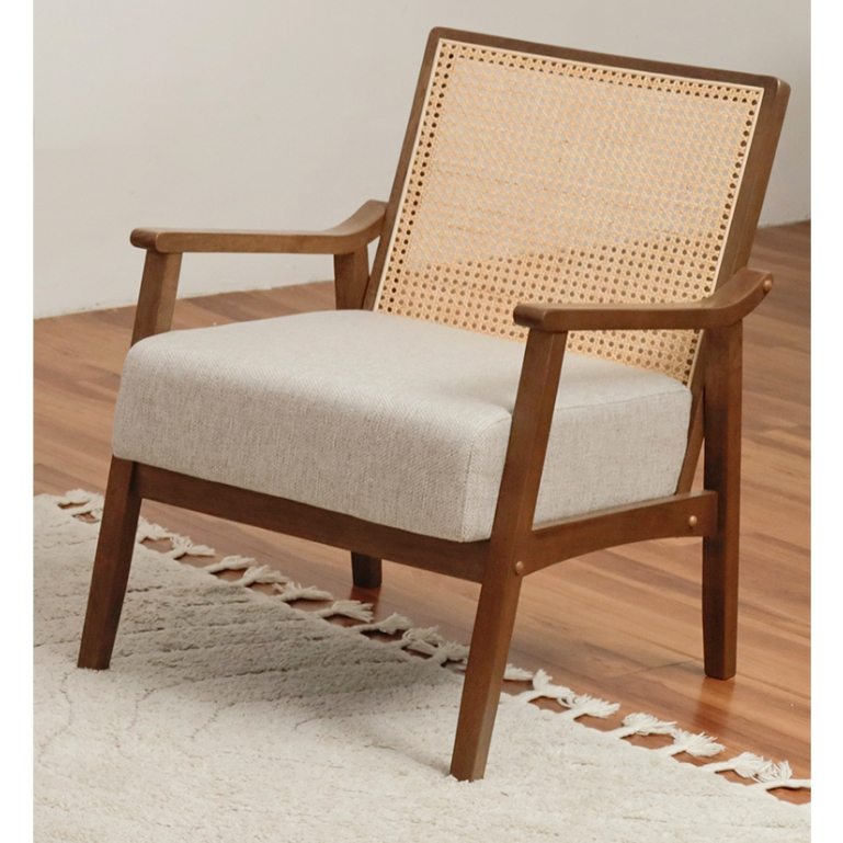 Kerusi Berlengan Rotan Asli VADMIR Armchair Rattan Lounge Chair Modern ...