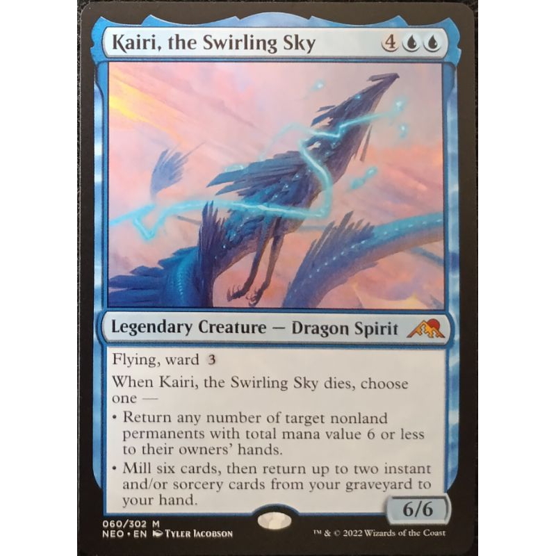 Magic The Gathering : Kairi, the Swirling Sky Mythic-Rare Kamigawa Neon ...