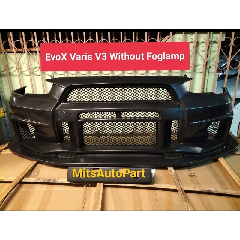 EvoX Varis V3 (PP) Front Bumper Style (Material PP) | Shopee Malaysia