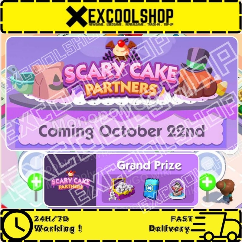 Monopoly Partner Event Monopoly Scary Cake Partners Monopoly Go Partner ...