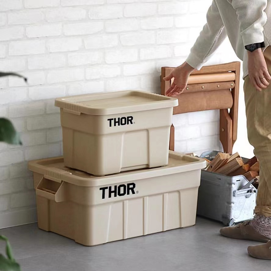 THOR Square Covered Storage Box Outdoor Camping Car Clothing Toy ...