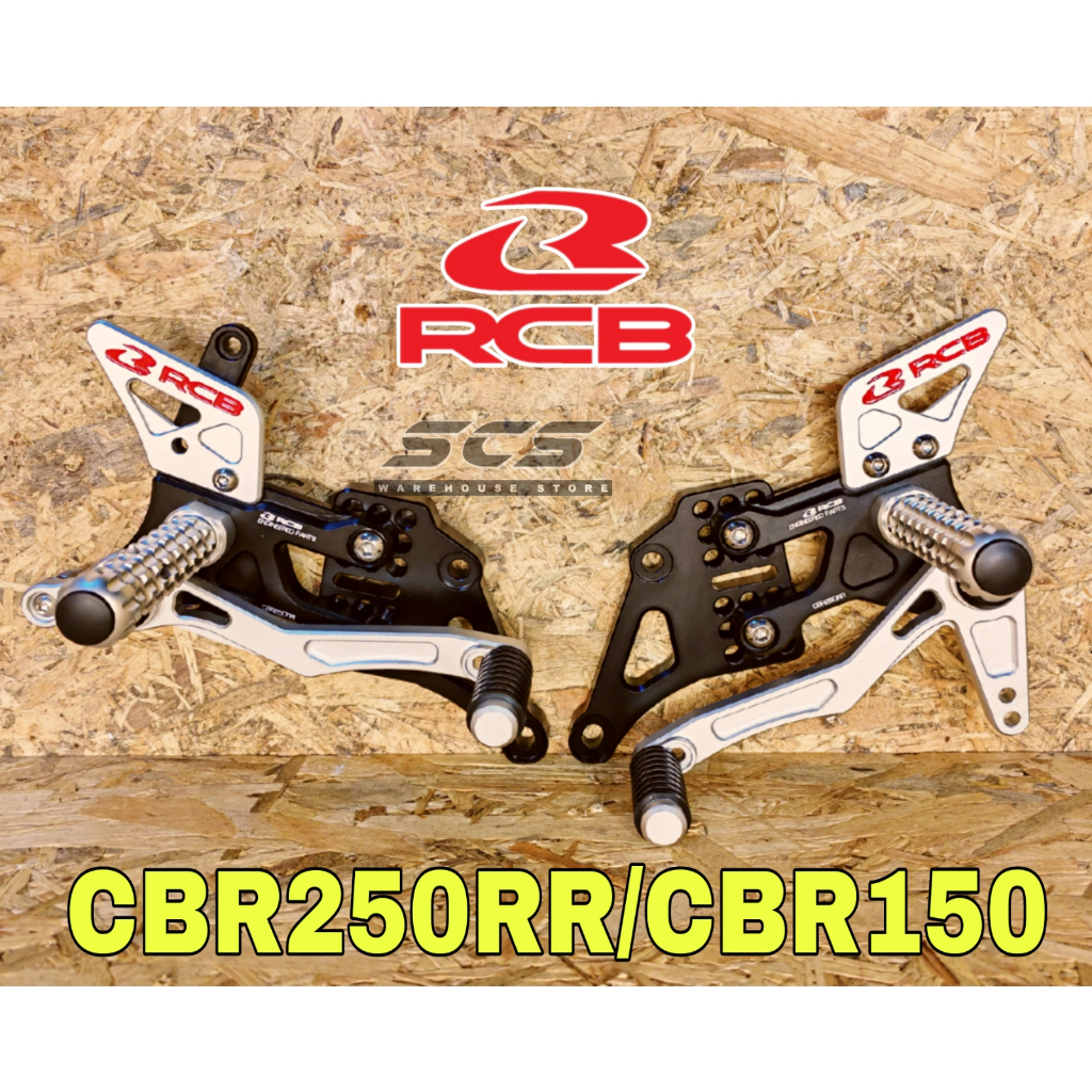 RCB RS1 Front Single Racing Footrest Honda CBR250RR Tapak Kaki Pijak ...