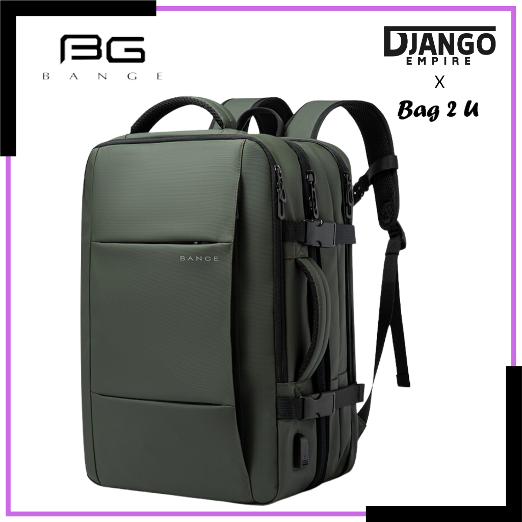 Bange Vexus USB Multi Compartment Big Capacity Water Resistant Travel ...