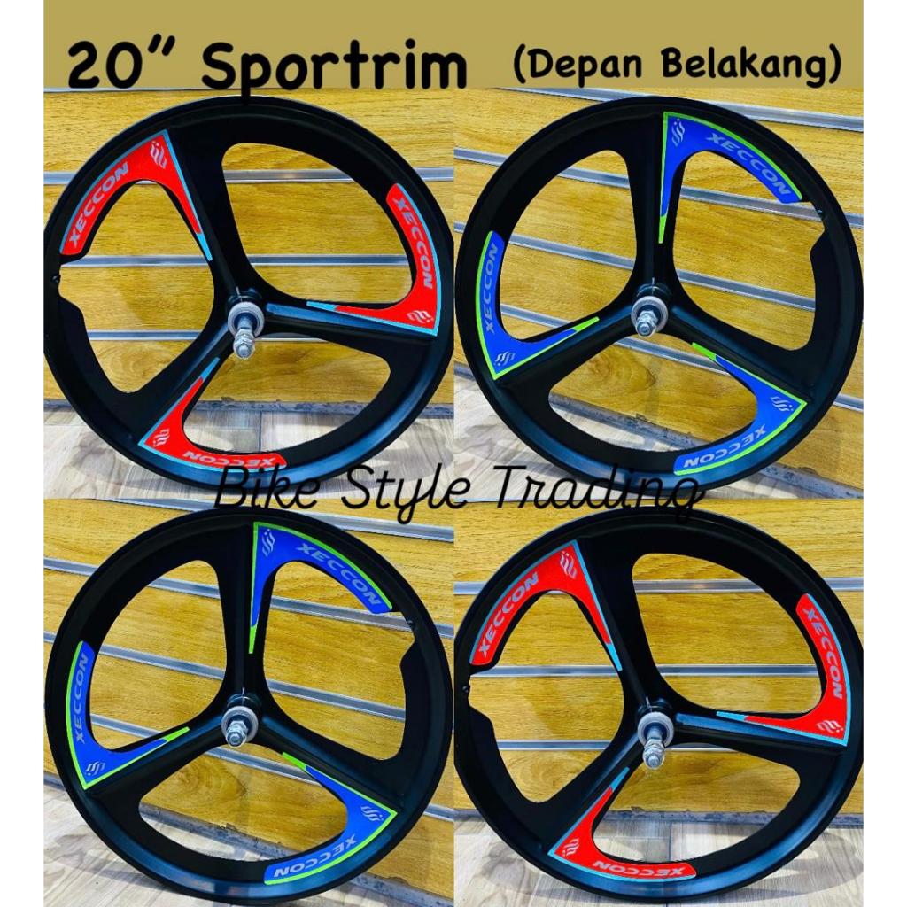 20" BICYCLE ALLOY RIM SPORT RIM BASIKAL / Alloy Sport rim / TIGA BATANG ...