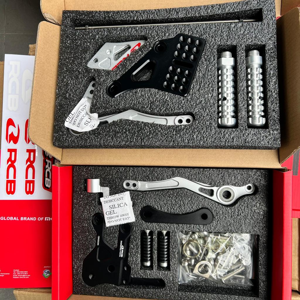 RACING BOY RCB RS-1 RS1 CBR250RR CBR 250RR FOOTREST SET 01FR031X BLACK ...