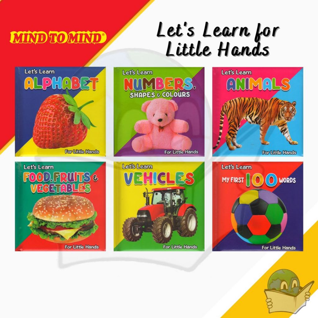 Let's Learn - Alphabet/ABC/Numbers/Animals/Num,Shape&Colour/Food,Fruits&Vegetables/Vehicles/100 ...